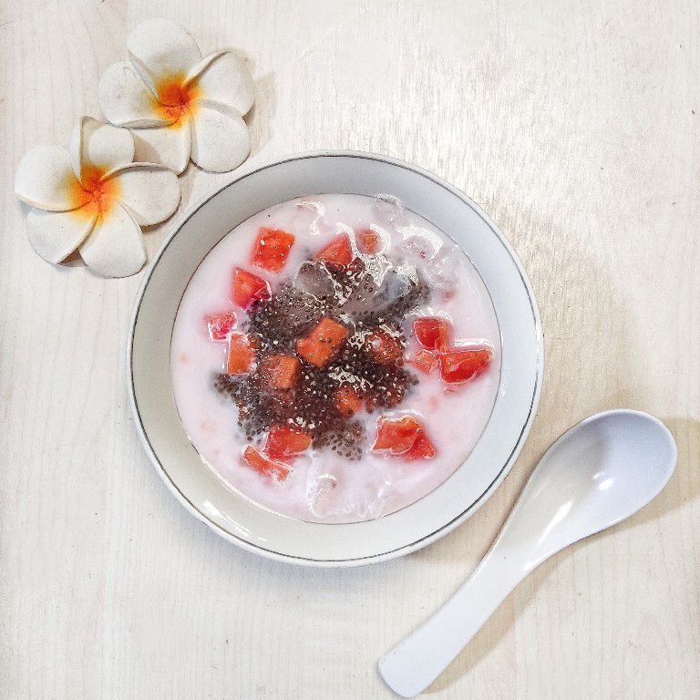 Resep Es Pepaya Chiaseed Sederhana Rumahan di Yummy App