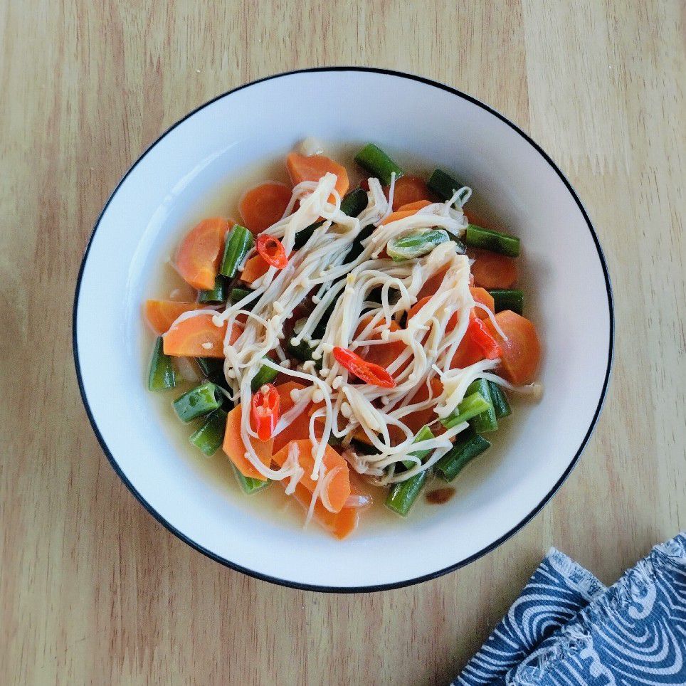 Resep Tumis Sayur Jamur Enoki Sederhana Rumahan di Yummy App