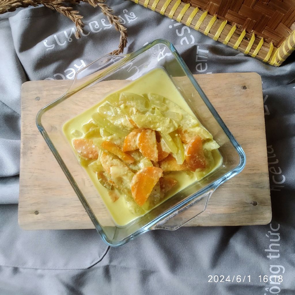 Resep Sayur Labu Air Wortel Kuah Santan Sederhana Rumahan di Yummy App