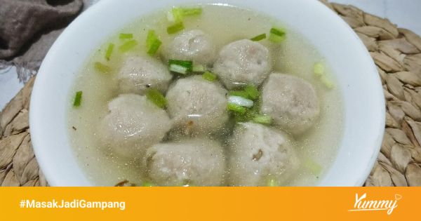 Resep Bakso Kuah Simpel Sederhana Rumahan Di Yummy App