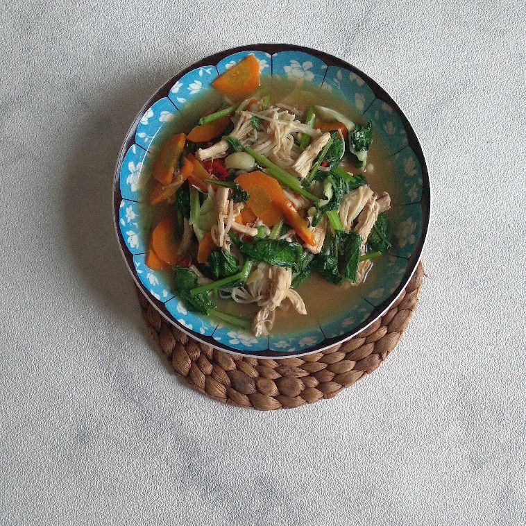 Resep CapCay Nyemek Jamur Enoki Sederhana Rumahan di Yummy App