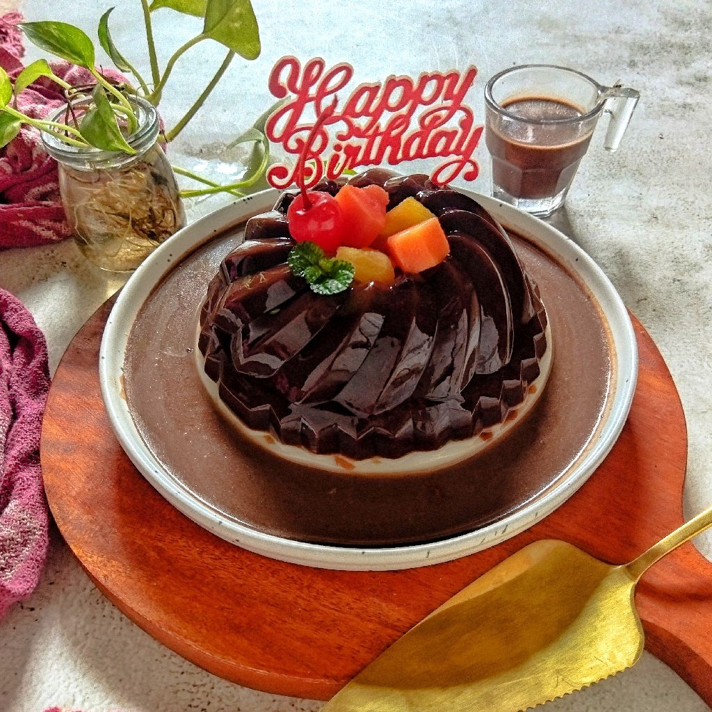 Resep Pudding Jelly Coklat Biskuit Susu Sederhana Rumahan di Yummy App
