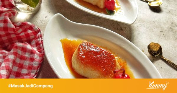 Resep Puding Karamel Dengan Roti Sederhana Rumahan Di Yummy App