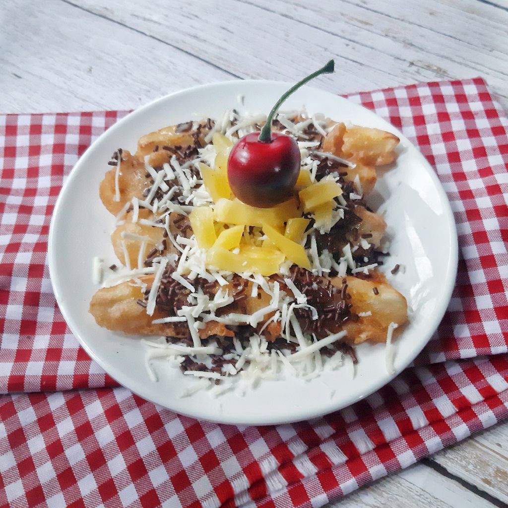 Resep Stik Pisang Cokelat Keju Nangka Sederhana Rumahan di Yummy App