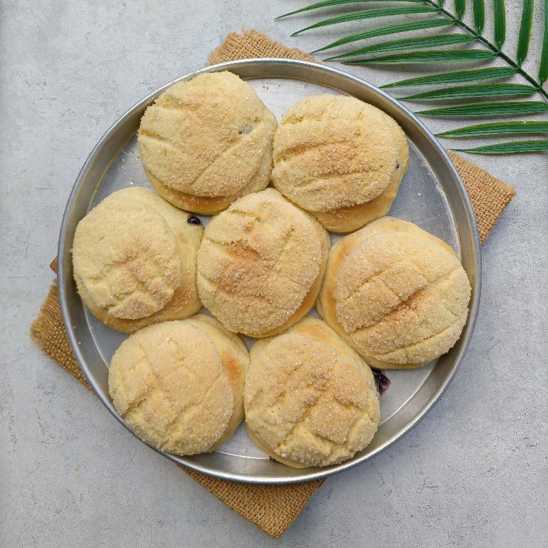 Resep Roti Melon Pan Isi Bluberi Sederhana Rumahan di Yummy App
