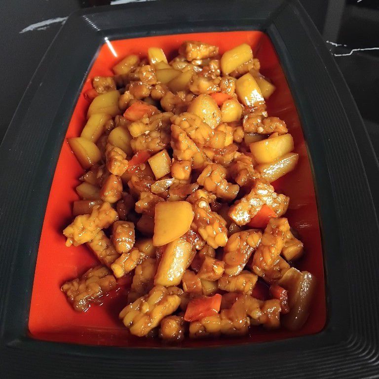 Resep Oseng tempe kentang pedas Sederhana Rumahan di Yummy App