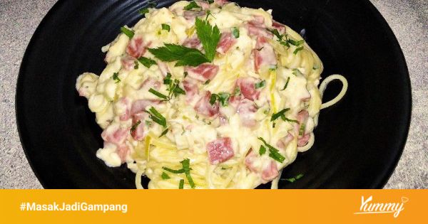 Resep Spaghetti Carbonara Sederhana Rumahan Di Yummy App