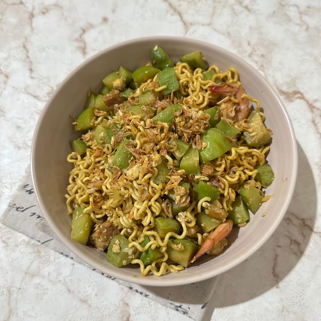 Resep Mie Goreng Labu Siam Sederhana Rumahan di Yummy App