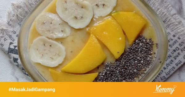 Resep Mango Banana Smoothie Sederhana Rumahan Di Yummy App