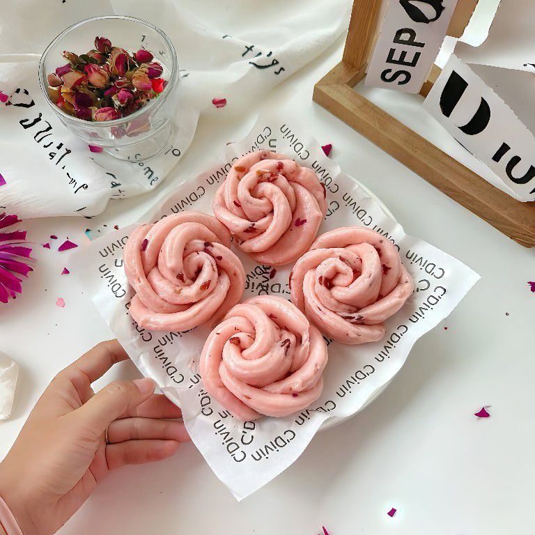 Resep Roti Kukus Mawar Strawberry Sederhana Rumahan di Yummy App