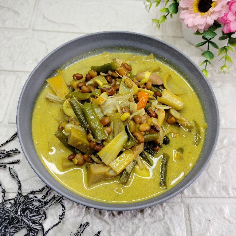 Resep Lodeh Tewel Tholo Kacang Panjang Sederhana Rumahan Di Yummy App