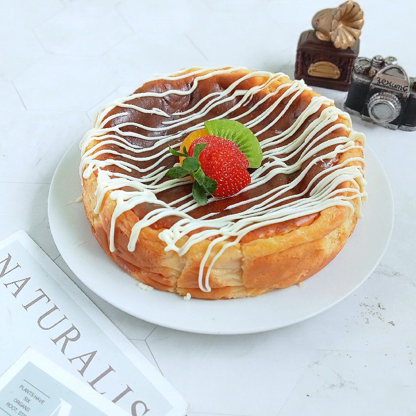 Resep Basque Burn Vanilla Cheese Cake Sederhana Rumahan di Yummy App