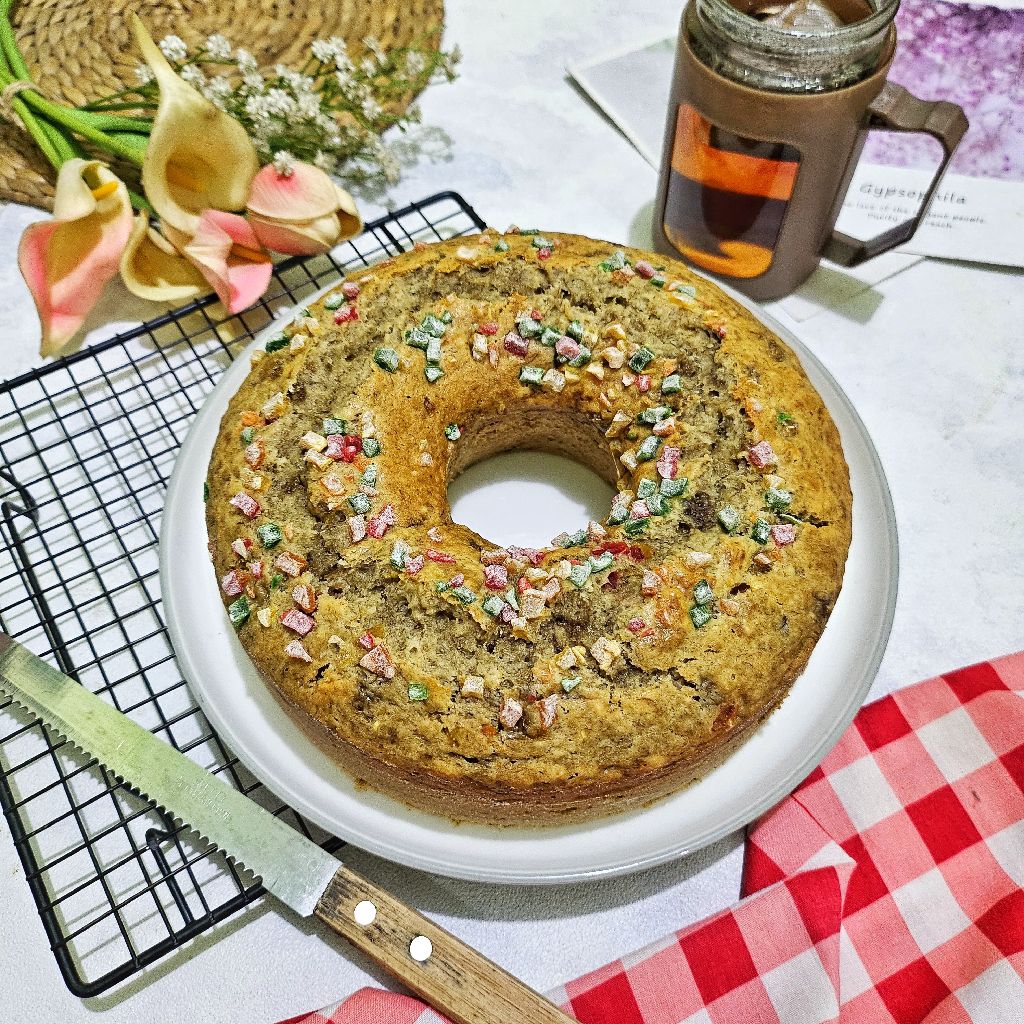 Resep Banana Cake Sukade No Mixer Sederhana Rumahan di Yummy App