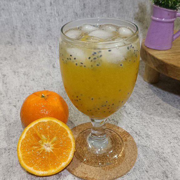 Resep Es Jeruk Selasih Nata de Coco Sederhana Rumahan di Yummy App