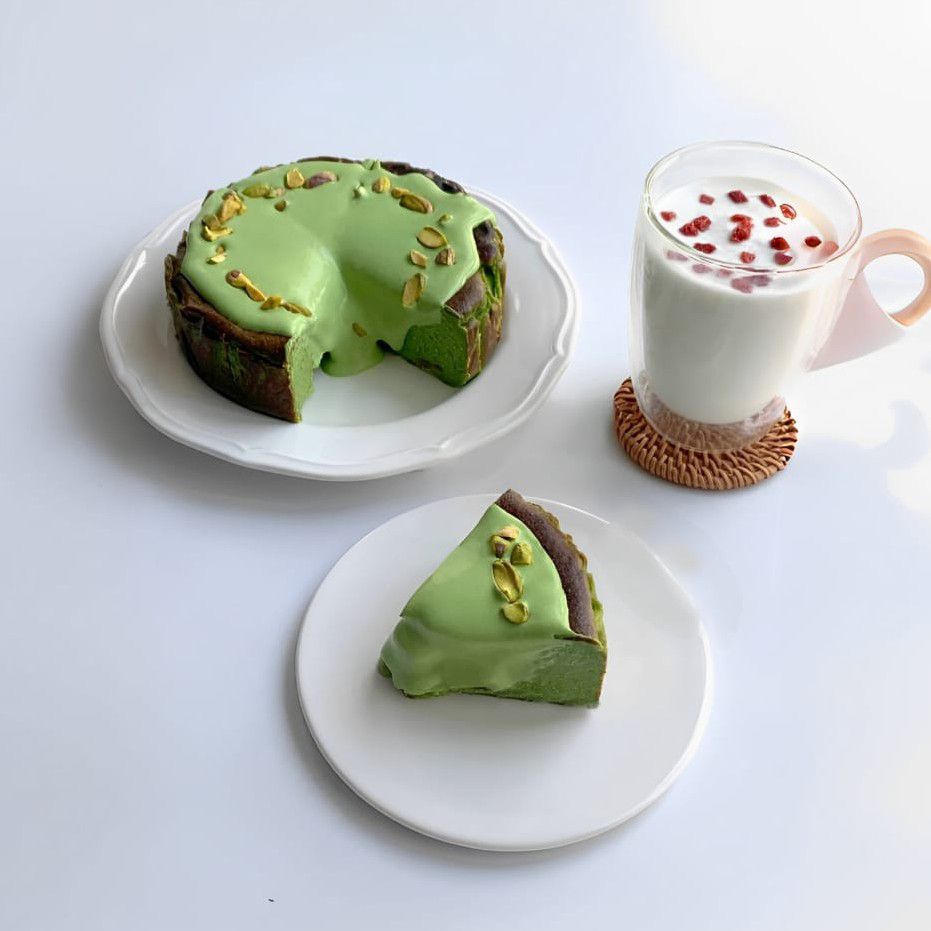 Resep Matcha Basque Cheesecake Sederhana Rumahan di Yummy App