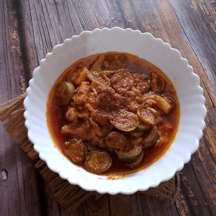 Resep Sambal terong bulat mix jamur tiram Sederhana Rumahan di Yummy App