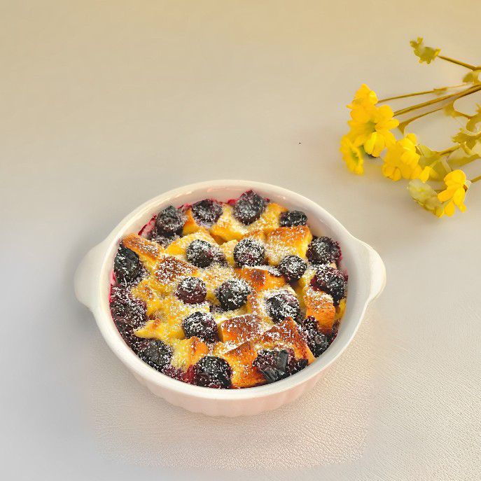 Resep Blueberry Bread Pudding Sederhana Rumahan di Yummy App