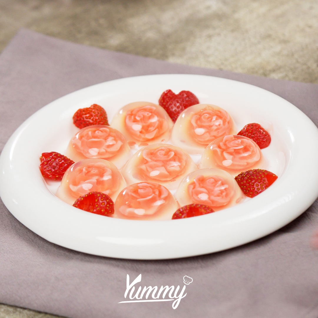 Resep Pudding Mawar Mudah dan Cepat