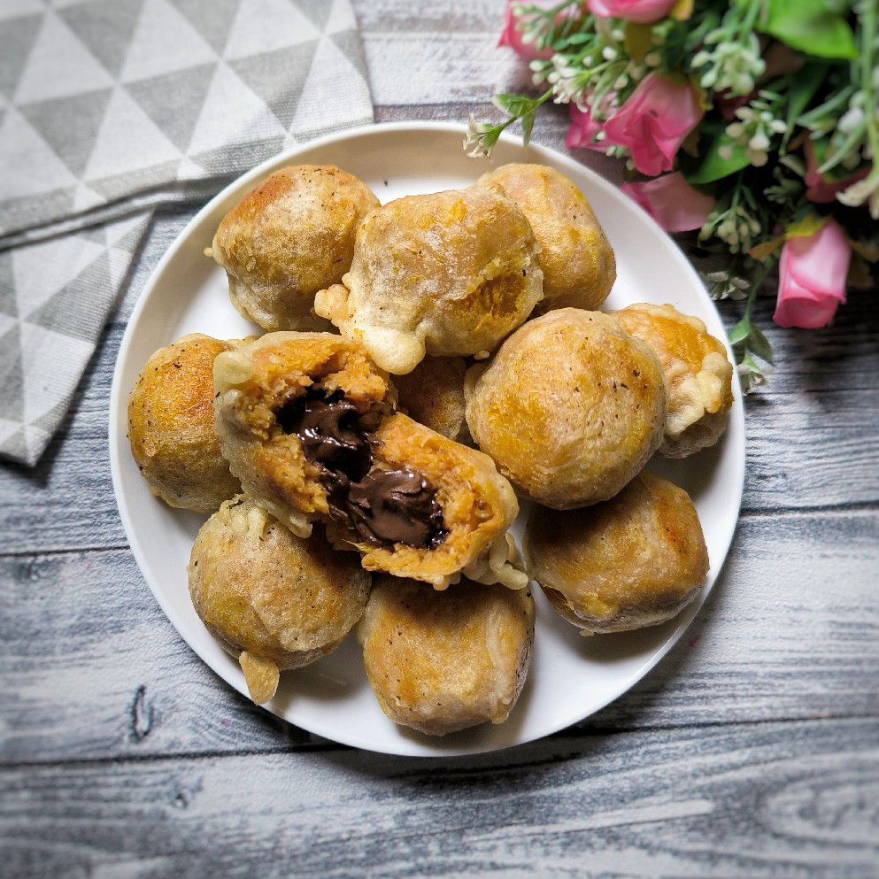 Resep Pilus Ubi Isi Coklat Lumer Sederhana Rumahan di Yummy App