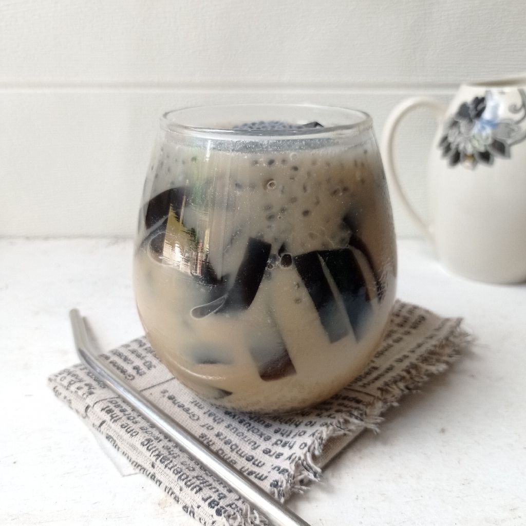 Resep Cappucino cincau selasih Sederhana Rumahan di Yummy App