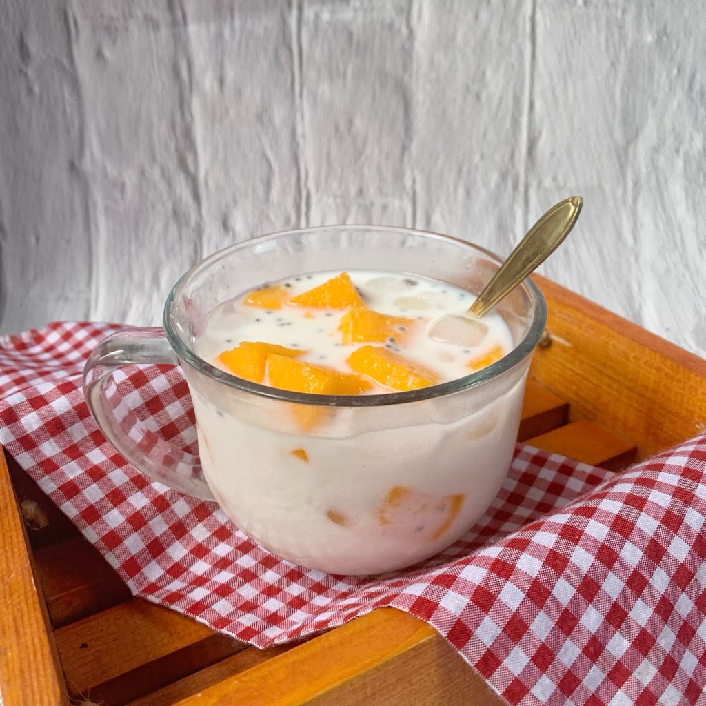 Resep Es Susu Krimer Pepaya Selasih Sederhana Rumahan di Yummy App