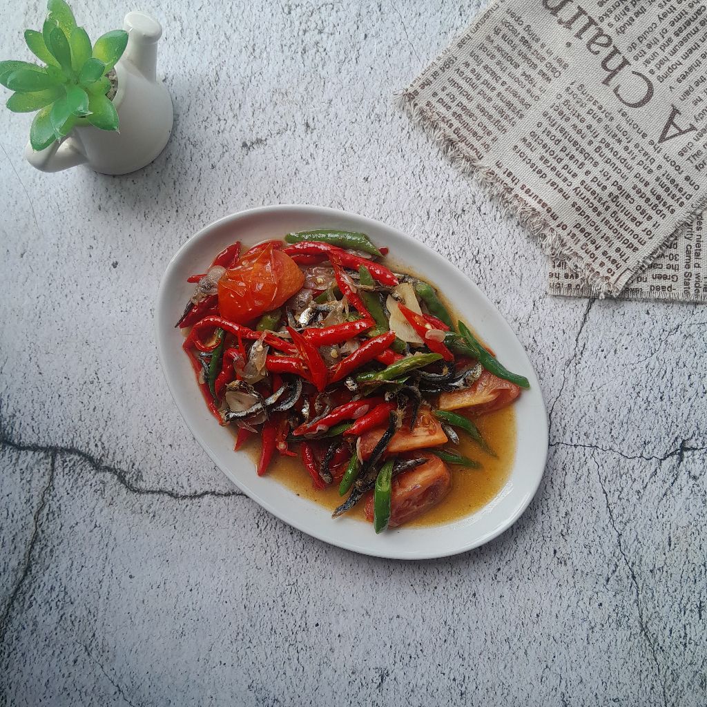 Resep Oseng Ikan Asin Cebe Iris Sederhana Rumahan di Yummy App