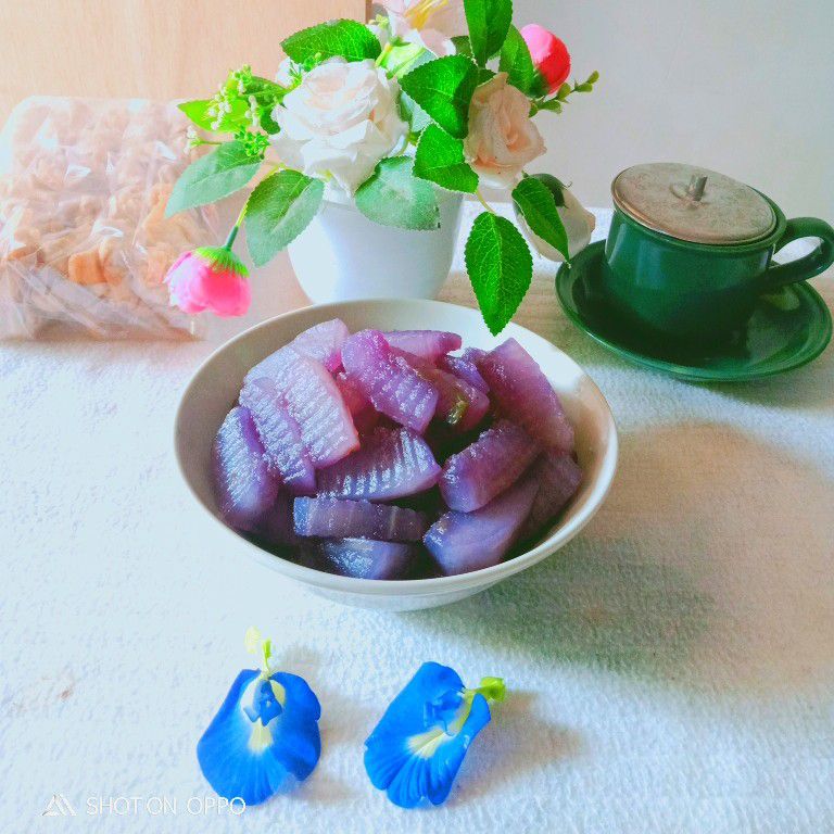 Resep Manisan Bligo Bunga Telang Sederhana Rumahan di Yummy App